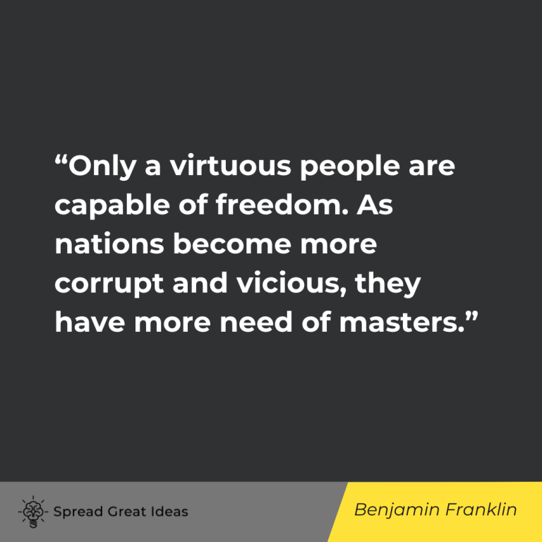 Benjamin Franklin Quotes on Liberty, Wit, and Wisdom